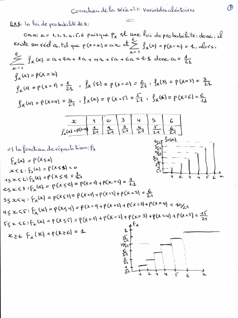Solution Td3 Probabilitй џ Et Statistiques A Pdf
