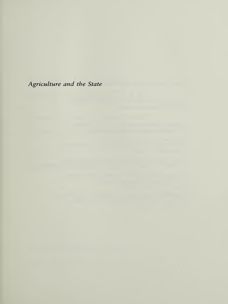 C. Peter Timmer (Editor) - Agriculture and The State - Growth ...