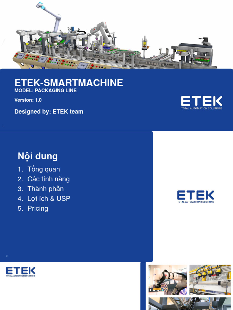 ETEK-SmartMachine V1.0 20240411 | PDF