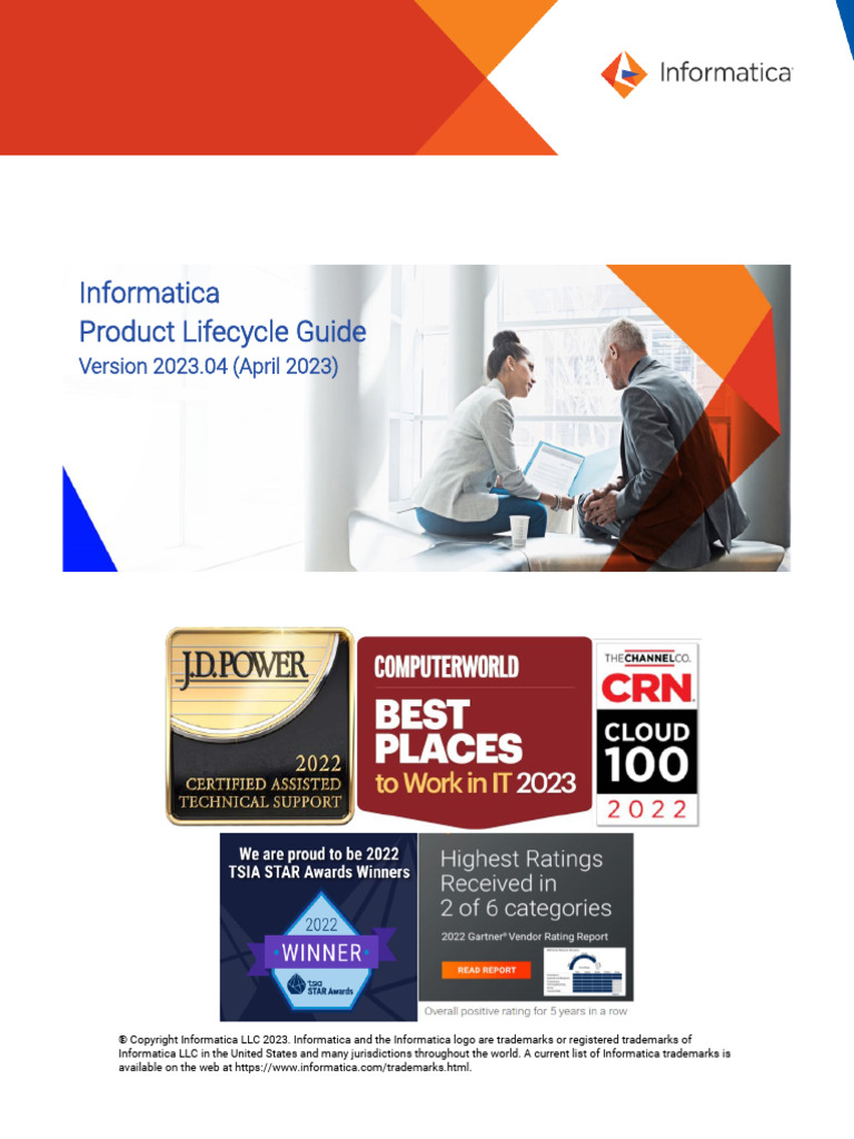 Informatica Product Lifecycle Guide v2023-04 | PDF | Systems Engineering | Software Development