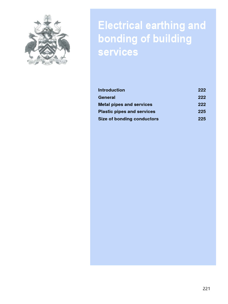 p221-p226-rfc Electrical Earthing and Bonding of Building Service-V ...