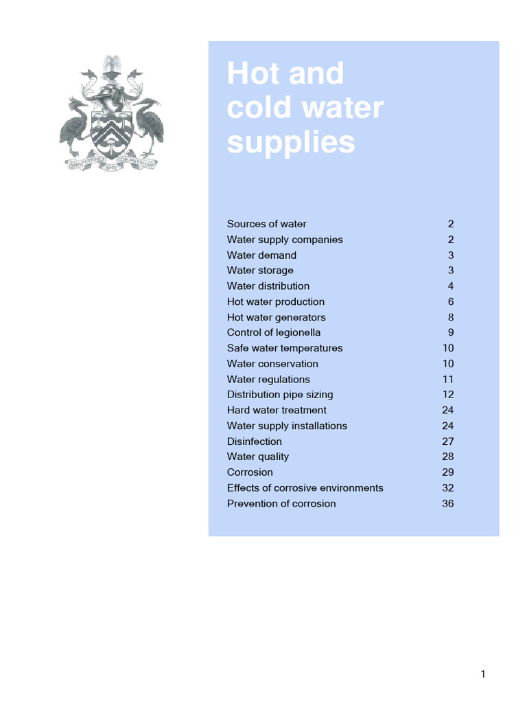p1-p39-rfc Hot Cold Water Supplies-V | PDF | Pump | Water