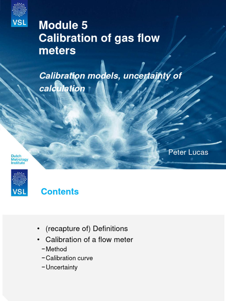 Module 5A - Calibration models, uncertainty of calibration | PDF | Flow ...