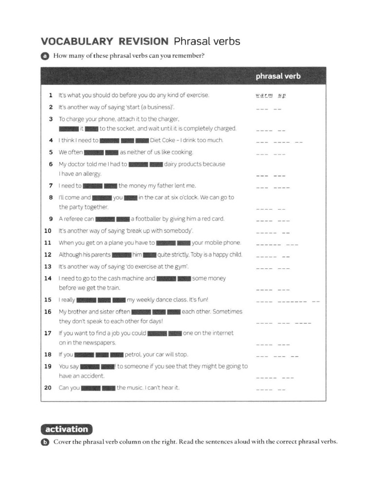 12 Phrasal Verbs | PDF