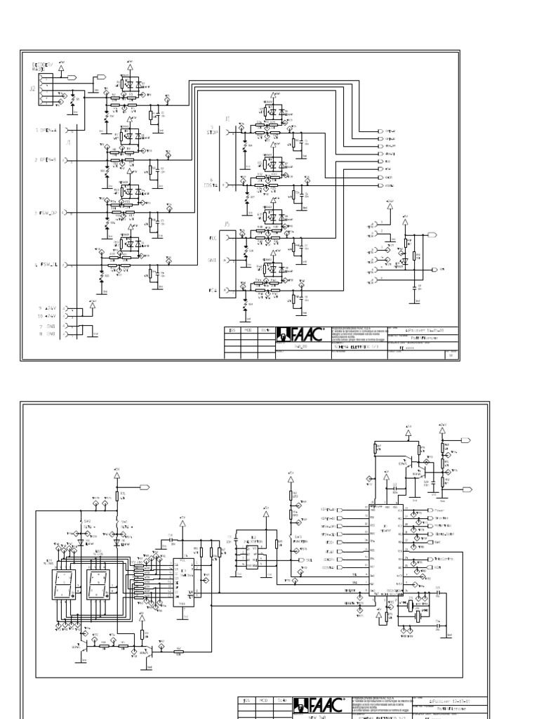 Faac 740d 748 PCB 02 | PDF