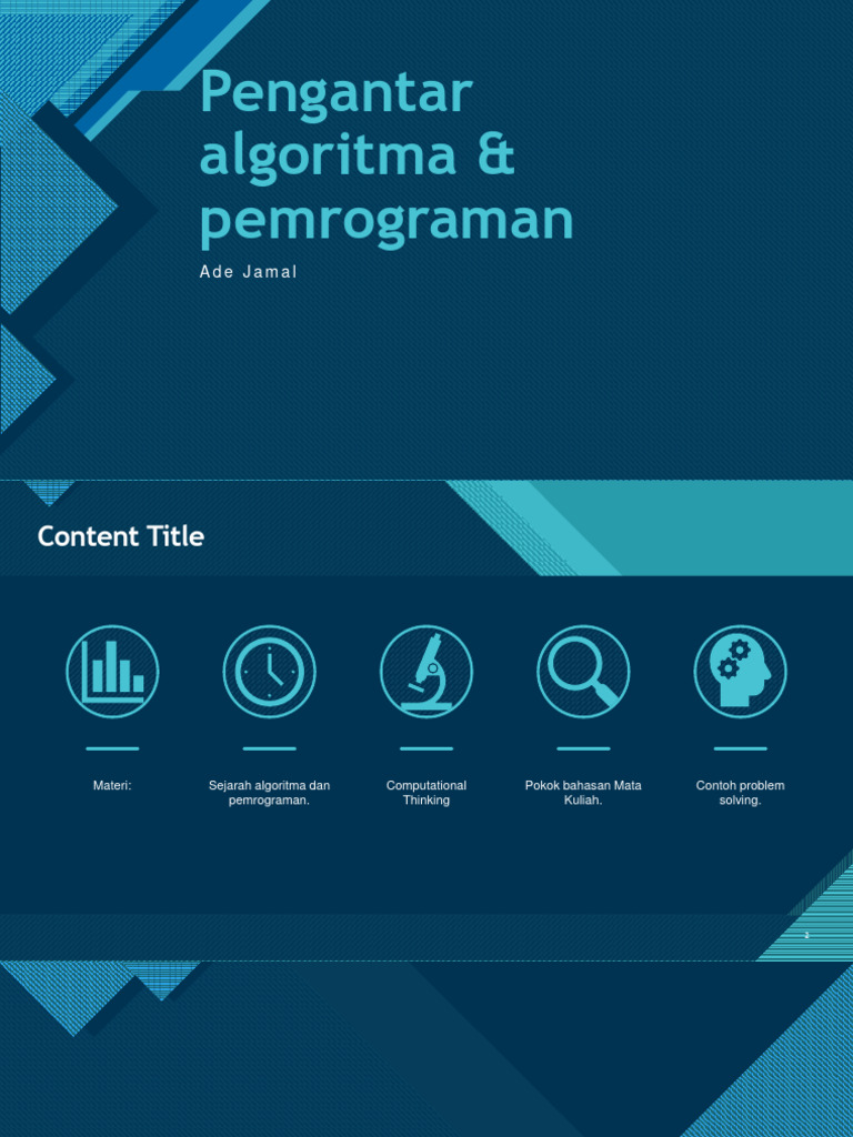 Sejarah Algoritma & Pemrograman | PDF