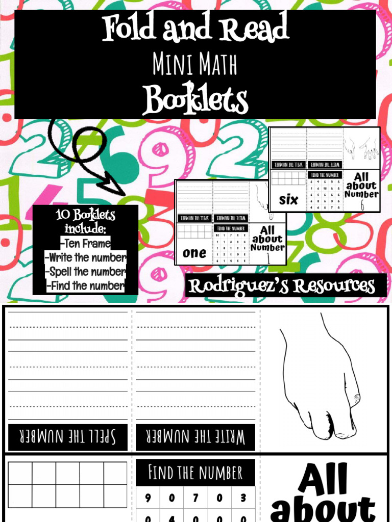 Number Booklets - 1-10 | PDF