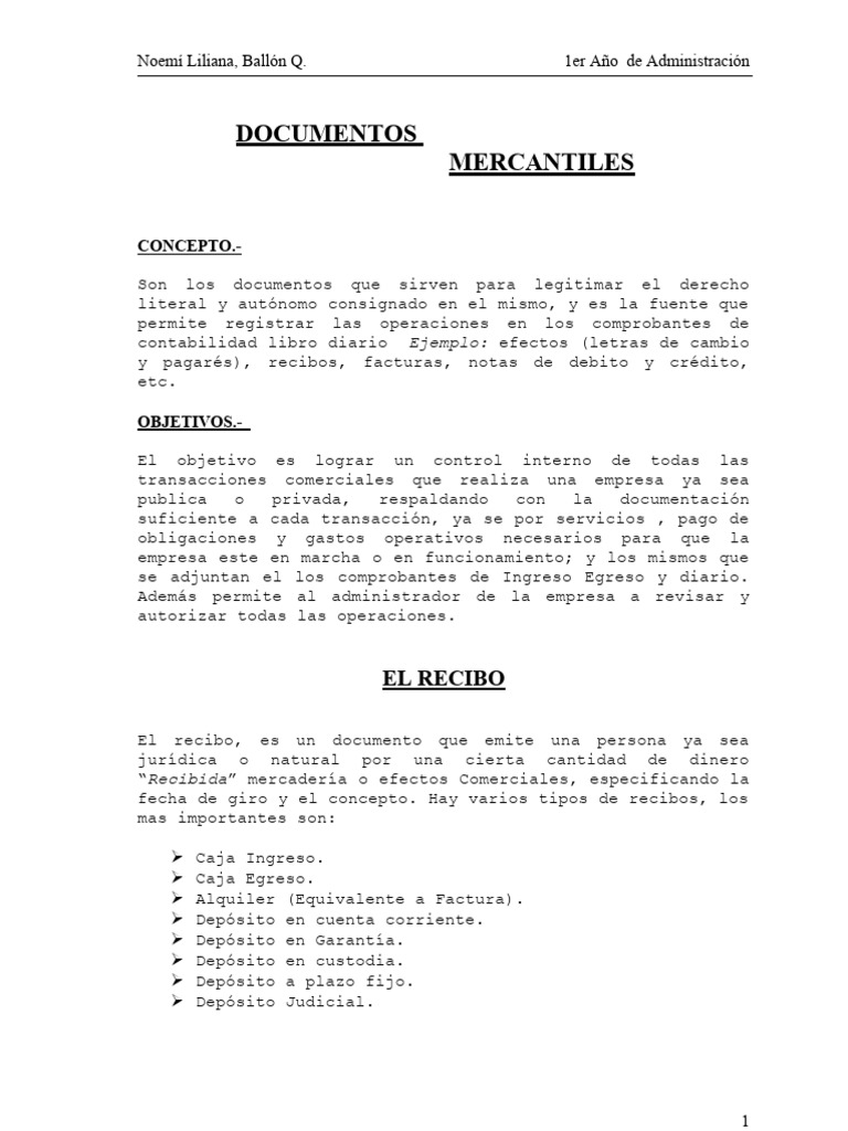 Documentos Mercantiles | PDF | Bancos | Pagos