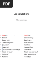 Leçon-1 Les Salutations PDF | PDF