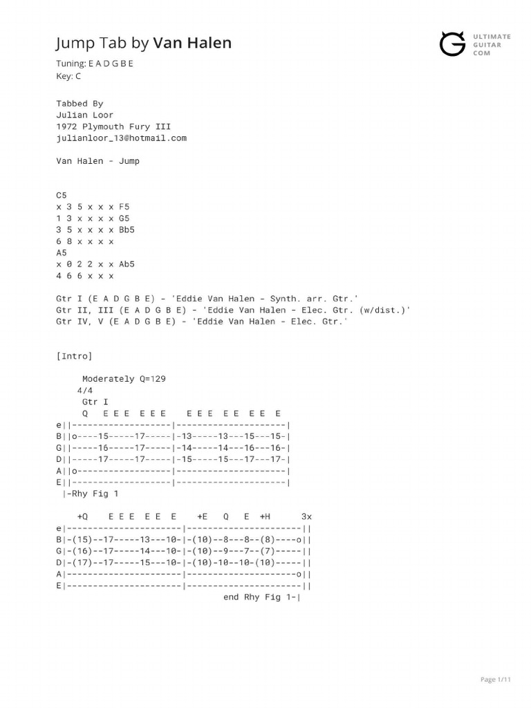Jump Tab | PDF