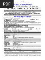 Material Safety Datasheet JIK | PDF | Chlorine | Chemical Substances