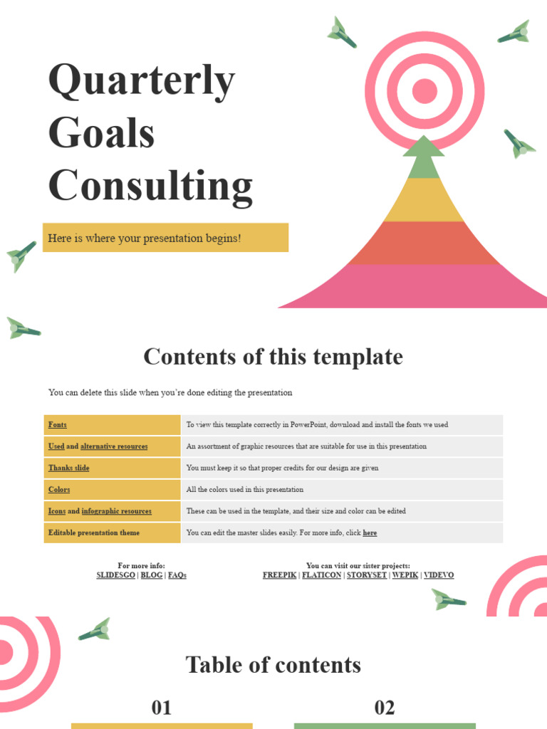 Quarterly Goals Consulting Template | PDF | Planets | Planets In Astrology