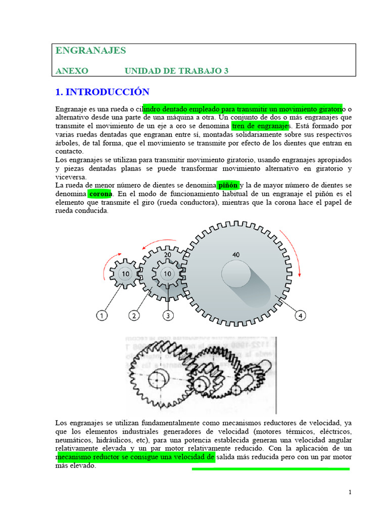 9 Engranajes V Pdf Engranaje Máquinas