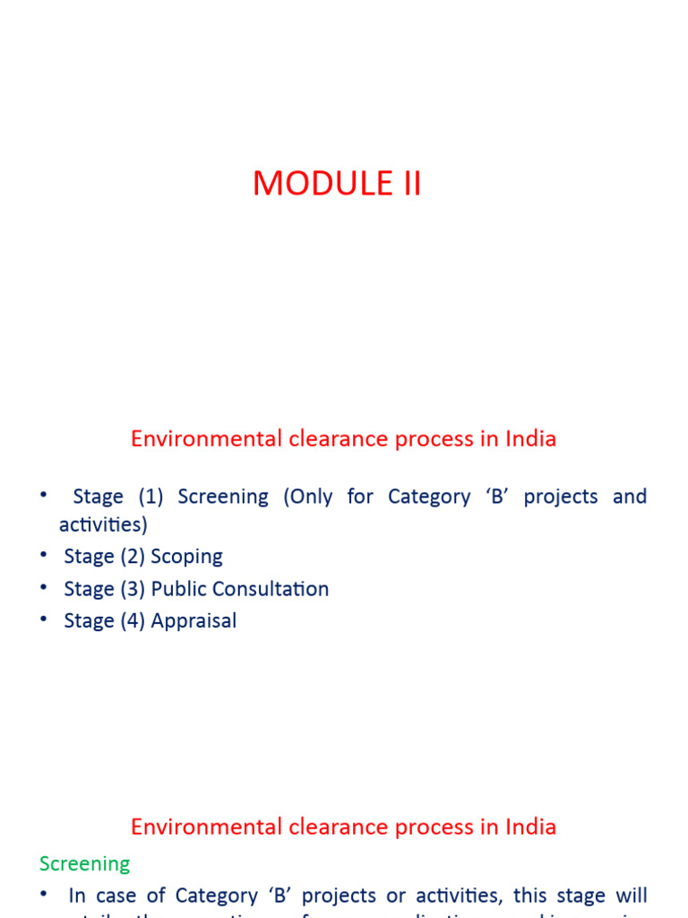 module 2_part1 | PDF | Environmental Impact Assessment