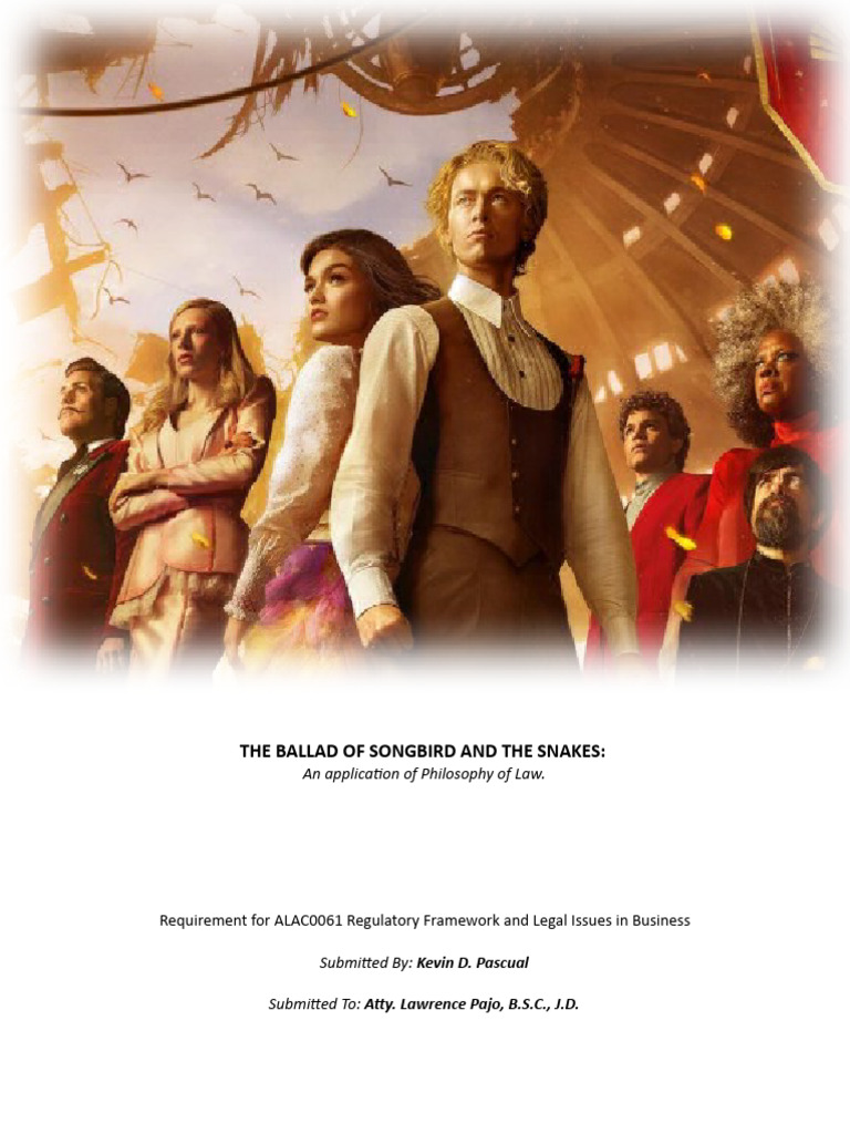 The Ballad of Songbird and The Snakes | PDF | The Hunger Games ...