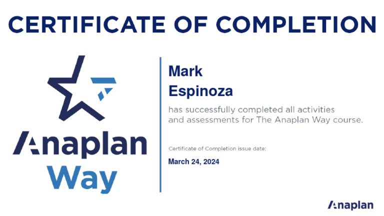 NMX Anaplan Way | PDF