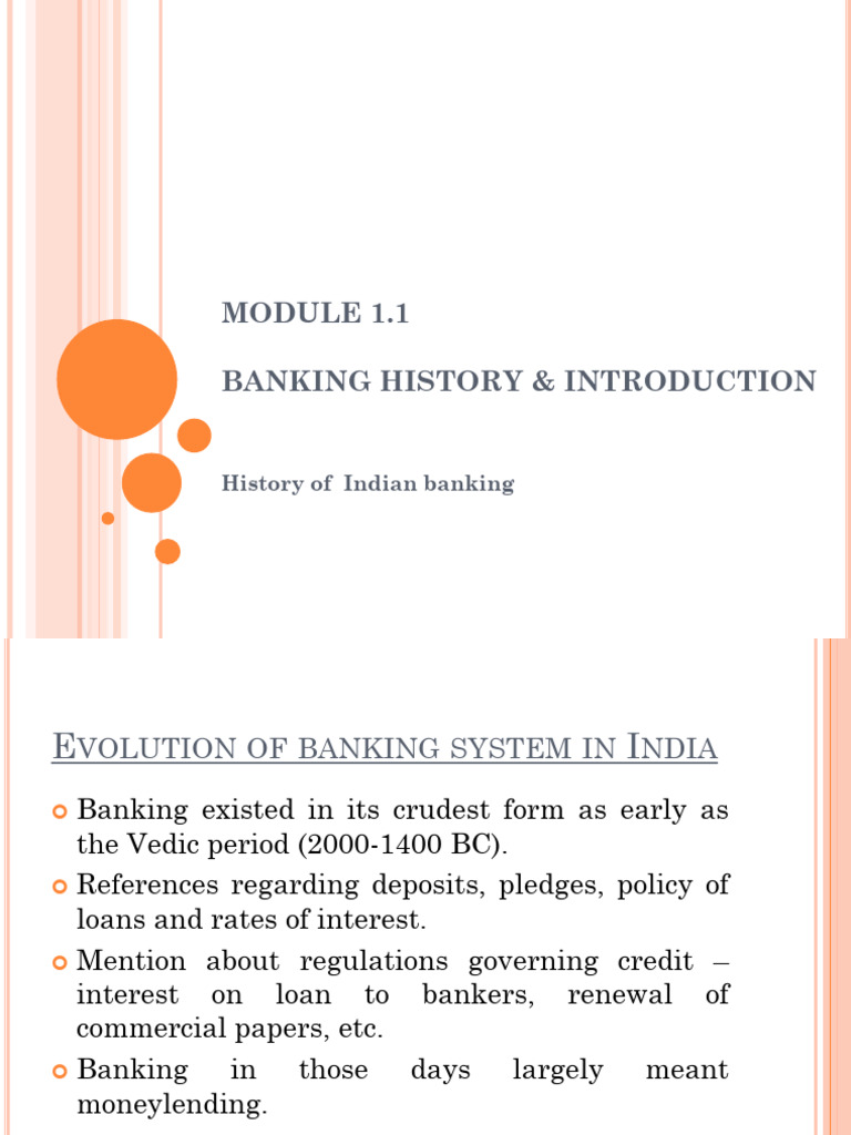 Module 1.1 | PDF | Banks | Reserve Bank Of India