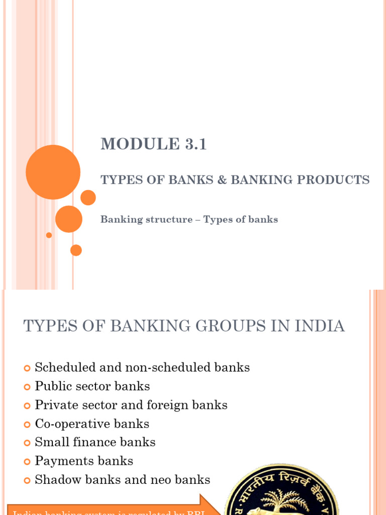 MODULE 3.1 | PDF | Shadow Banking System | Banks