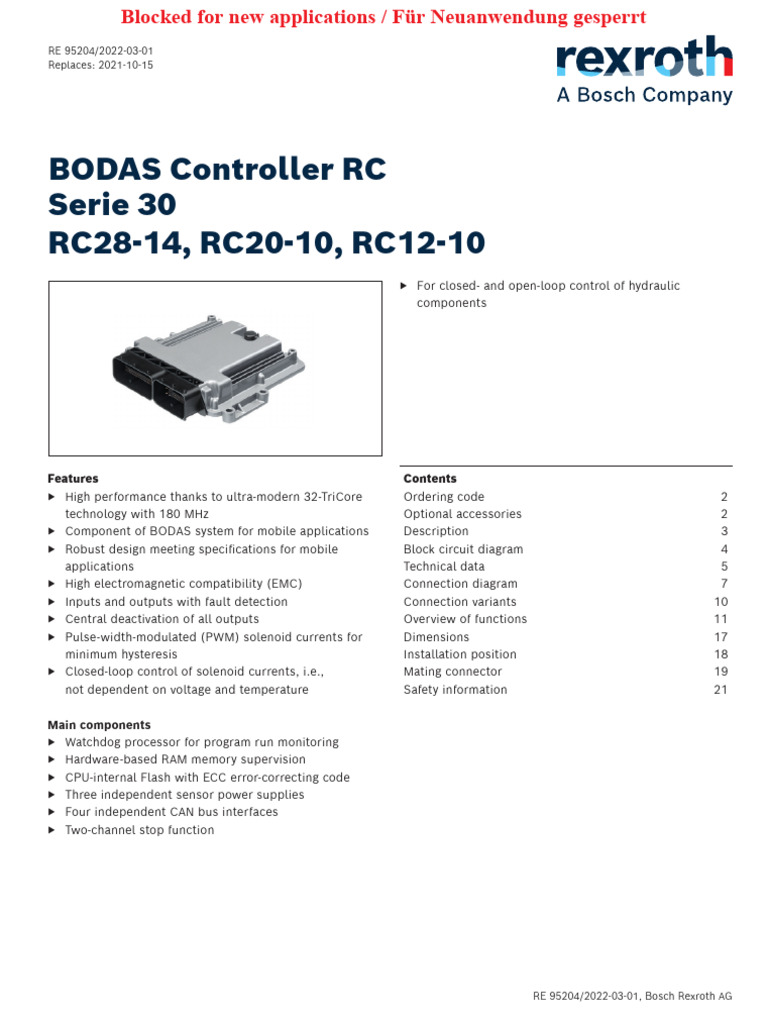 Rc28-12 30 Series | PDF | Power Supply | Microcontroller