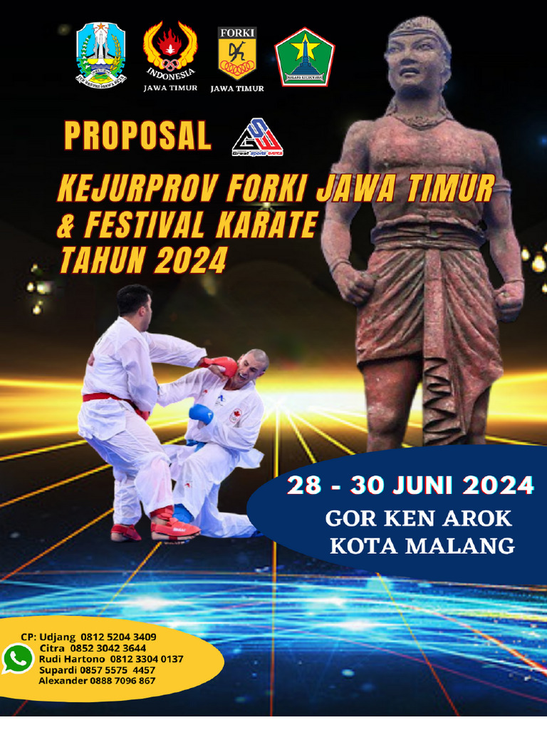Proposal Kejurprov Jatim 2024 - 1 | PDF