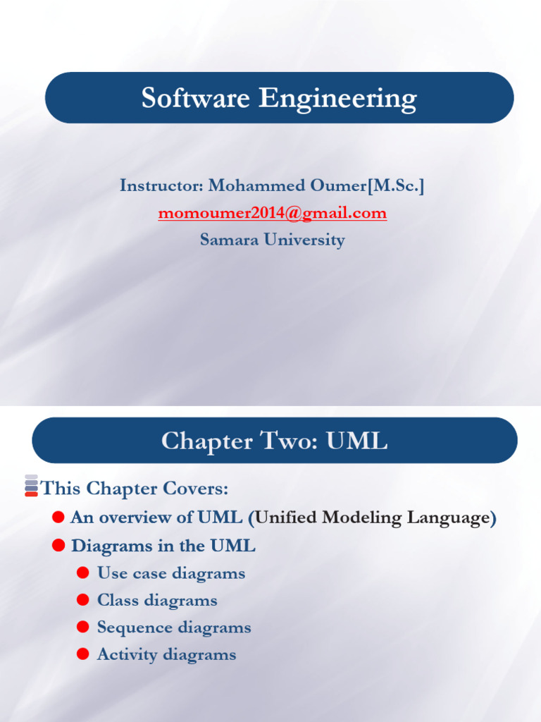 Chapter 2 - UML | Download Free PDF | Unified Modeling Language | Use Case
