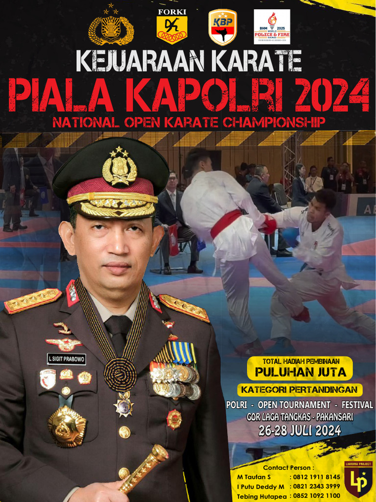 Proposal Karate Piala Kapolri 2024 | PDF