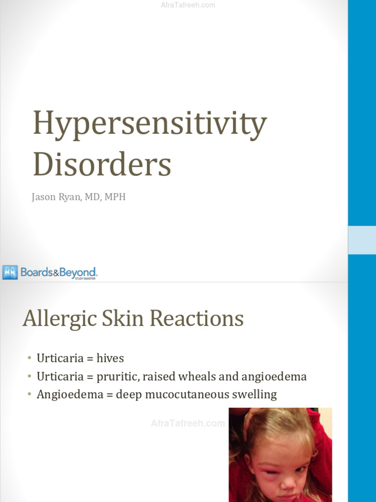 Hypersensitivity Disorders Atf | PDF | Allergy | Dermatitis
