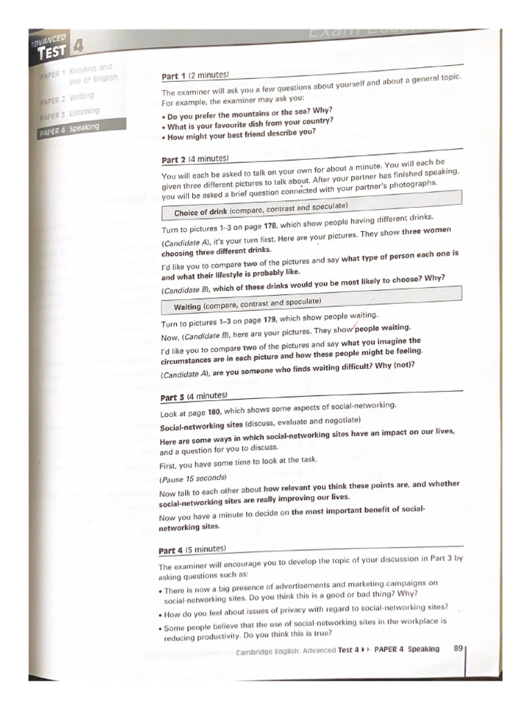 PAPER 1 Reading and | PDF