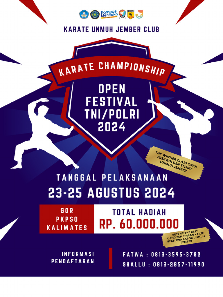 Proposal Unmuh Jember Open Karate Championship 2024. | PDF