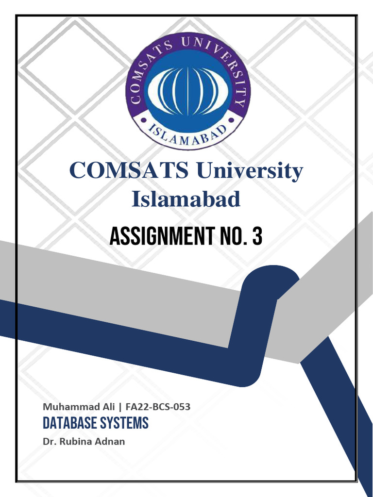 DB Assignment 3 | PDF | Career & Growth