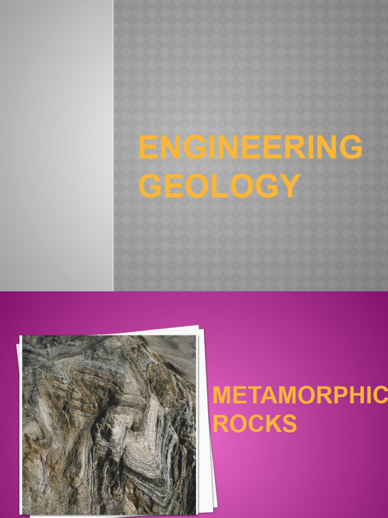 Lecture # 6 Metamorphic Rocks | PDF | Rock (Geology) | Earth Sciences