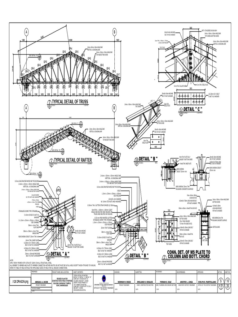 Truss 1 | PDF | Truss | Screw