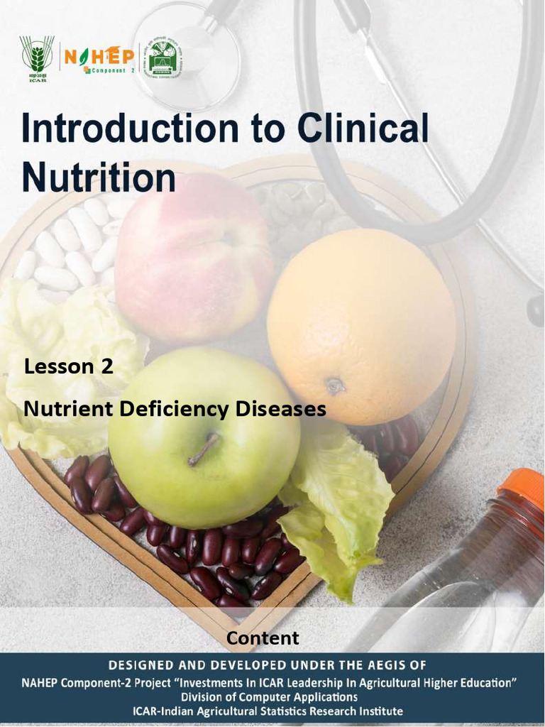 Nutrient Deficiency Diseases Overview | PDF | Nutrition | Diet & Nutrition