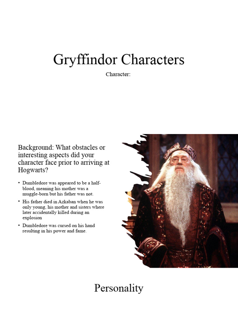 Gryffindor Characters | PDF