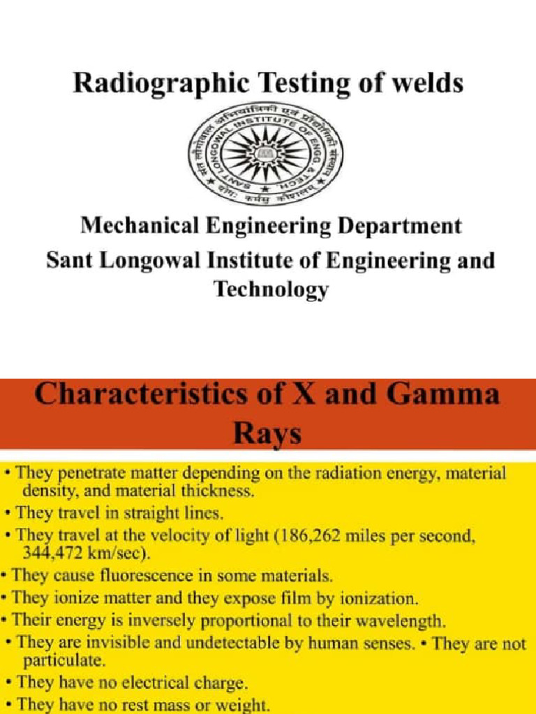 2) Radiography Testing | PDF