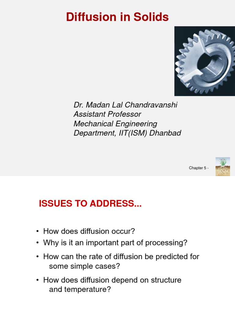 5 Diffusion in Solids | PDF | Diffusion | Doping (Semiconductor)