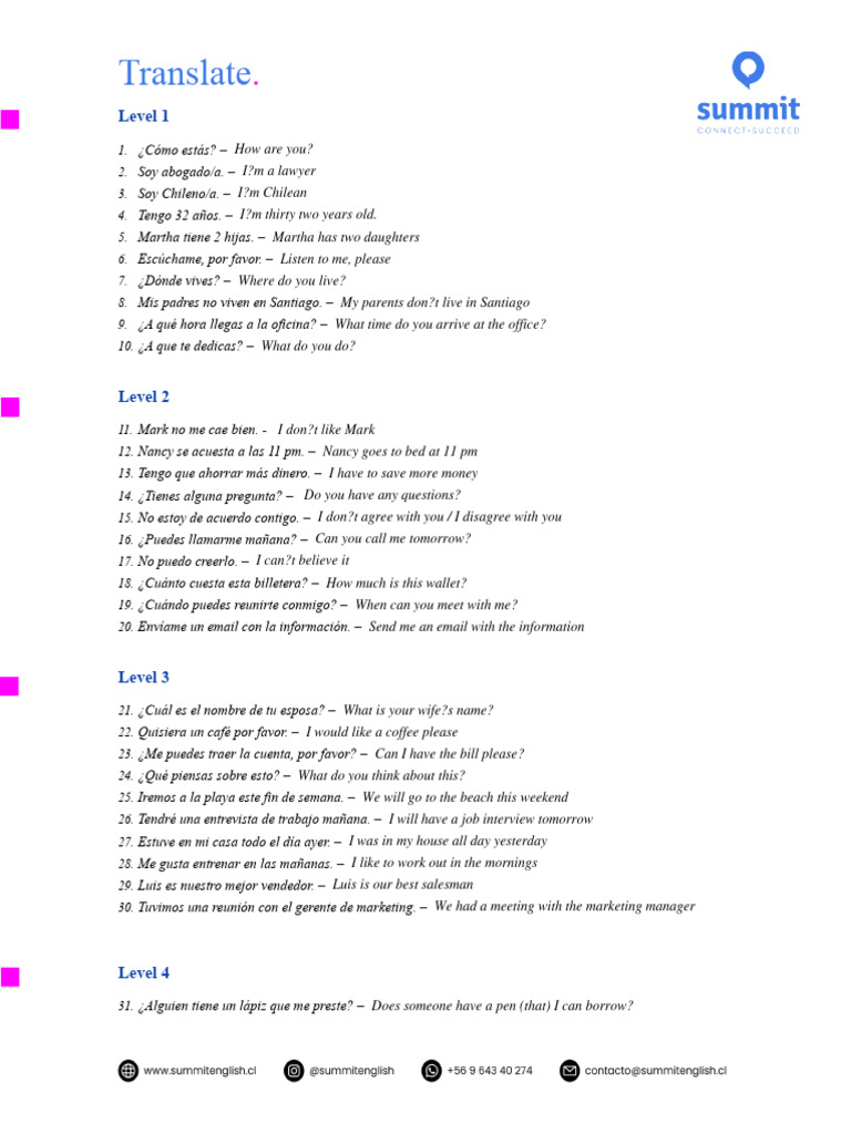 Translate Challenge | PDF | Relaciones personales, crianza y desarrollo ...