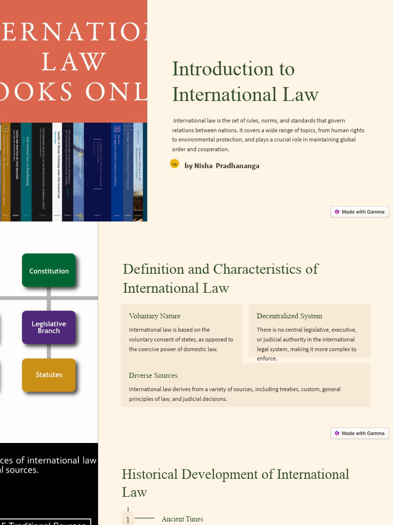 Introduction-to-International-Law New | PDF | International Law | International Relations