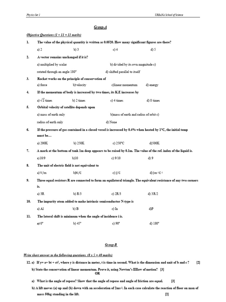 physics | PDF | Force | Gases