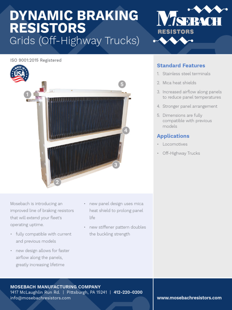 Dynamic Braking Resistors | PDF | Resistor