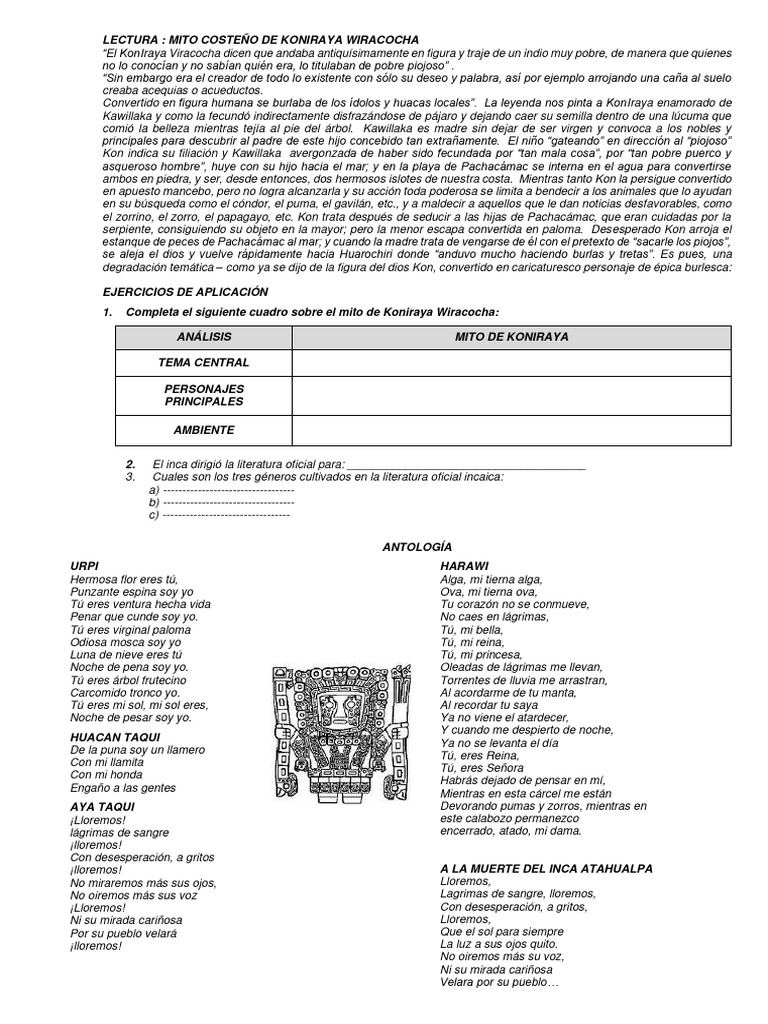 Literatura Inca | PDF