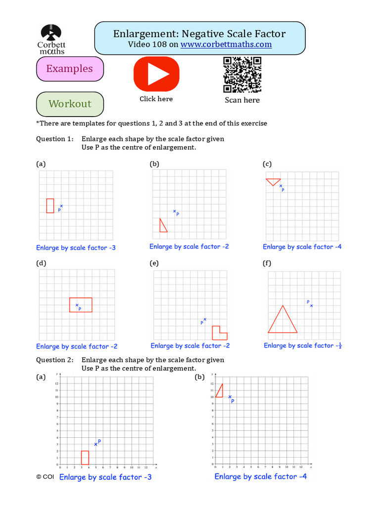 Enlargements Negative SF | PDF | Geometry | Mathematical Physics