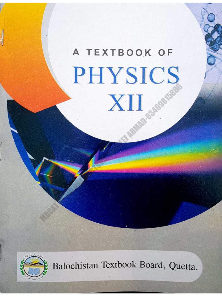 Balochistan 12 Physics Quetta Board Class PDF Text Book New Edition | PDF