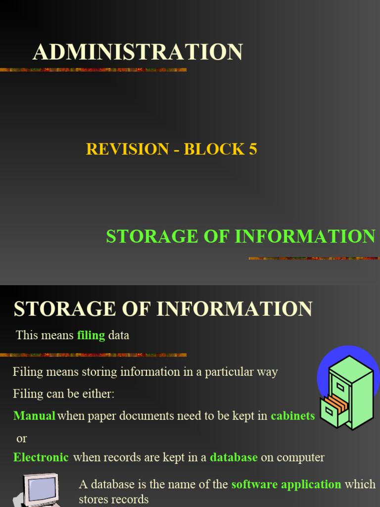 Admin Rev 5 Filing | PDF | Microform | Databases