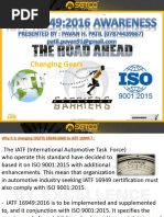 IATF 16949:2016 Clauses Overview | PDF | Iso 9000 | Quality (Business)