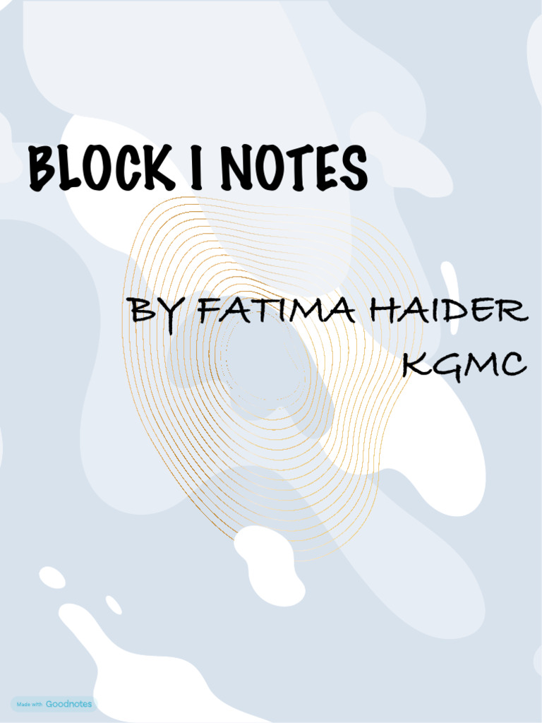 Medical Notes For Basic Concept | PDF | Congenital Heart Defect | Lung