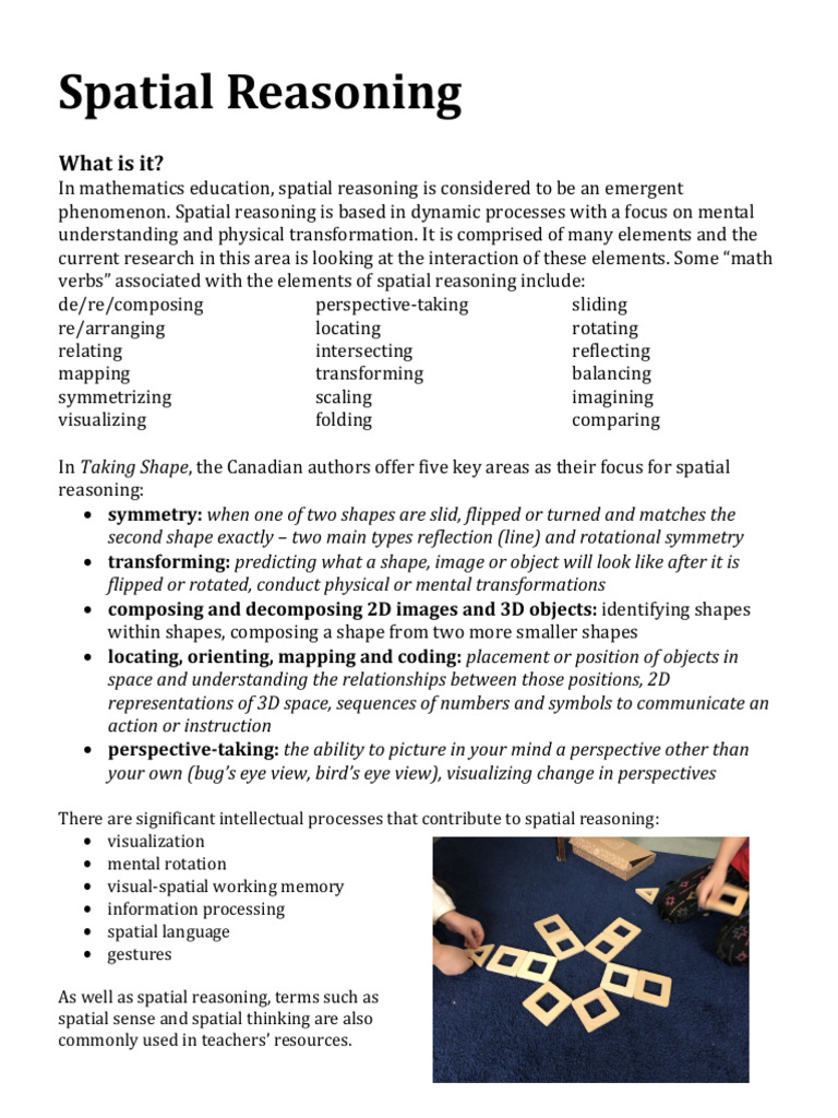 spatial_reasoning_final | PDF | Shape | Symmetry