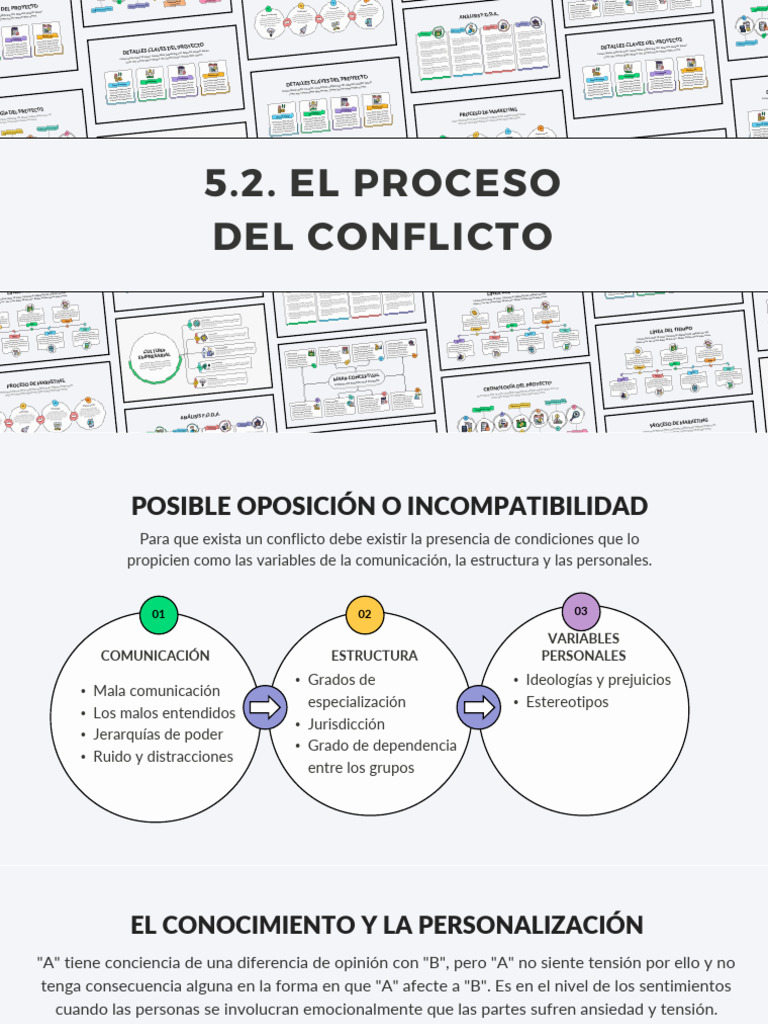 52 El Proceso De Un Conflicto Pdf Las Emociones Sicología 0673
