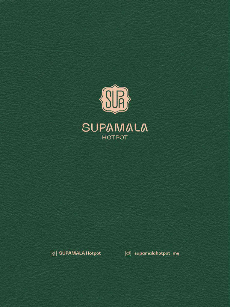 Supamala Menu | PDF