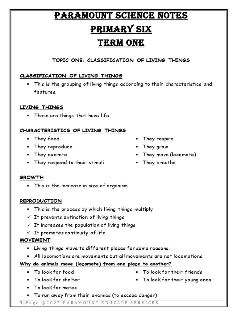 Paramount Scie p.6 t1 - t3 at Prof. Moses Vip | PDF | Frog | Ruminant